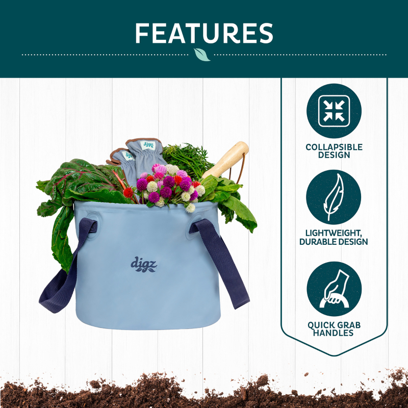 Digz Waterproof Bucket Bag | Durable & Easy-to-Clean Tote