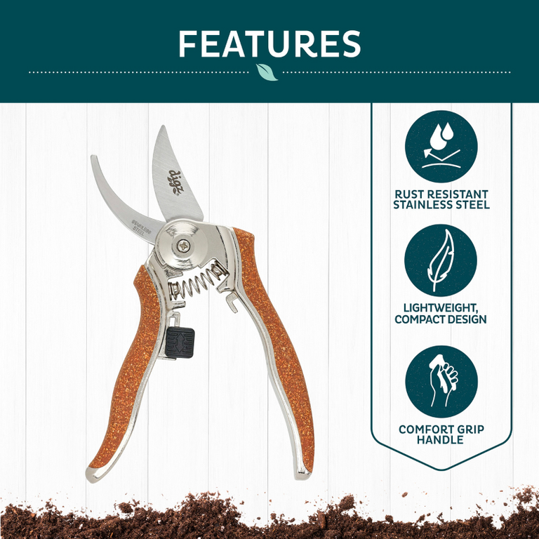 Digz Compact Garden Pruner Shears | Precise & Comfortable Grip
