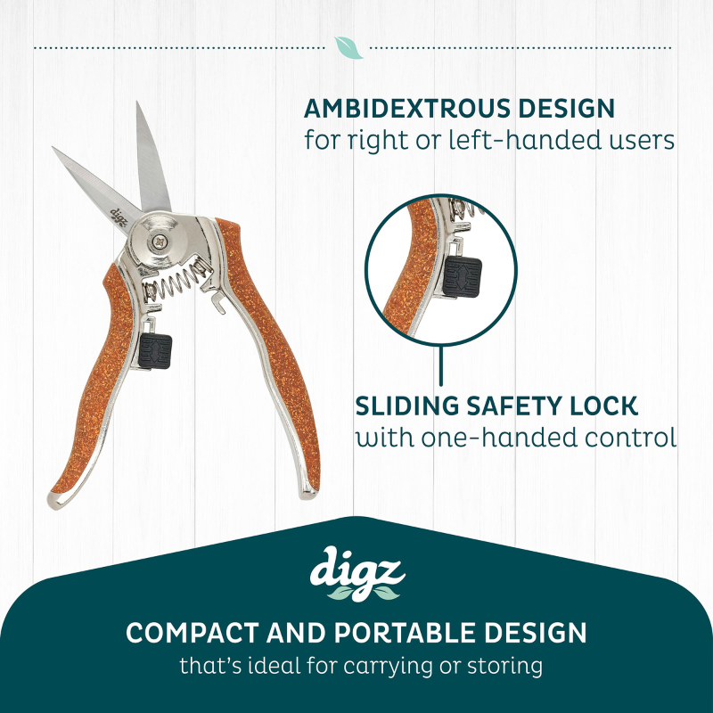 Digz Garden Snips | Lightweight & Sharp Precision